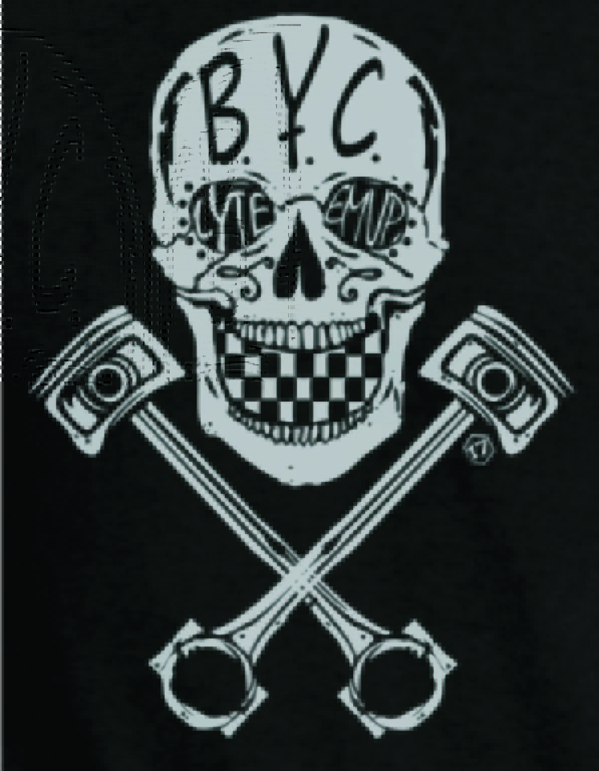 Cool T-shirt Blacktop Logo - Blacktop Yacht Club BYC